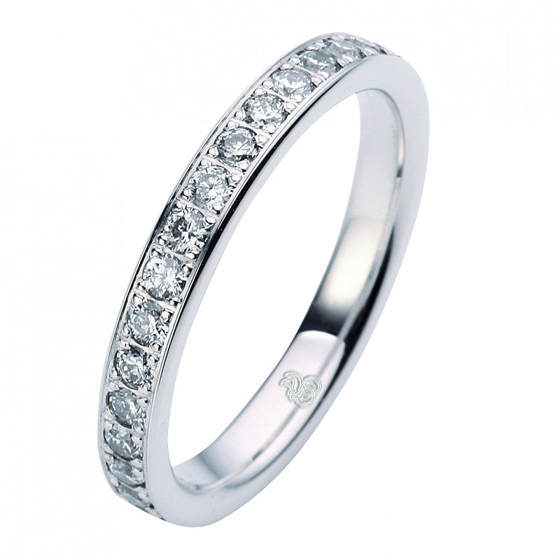 Weißgold Ring mit Diamant | Edelsteinringe.de