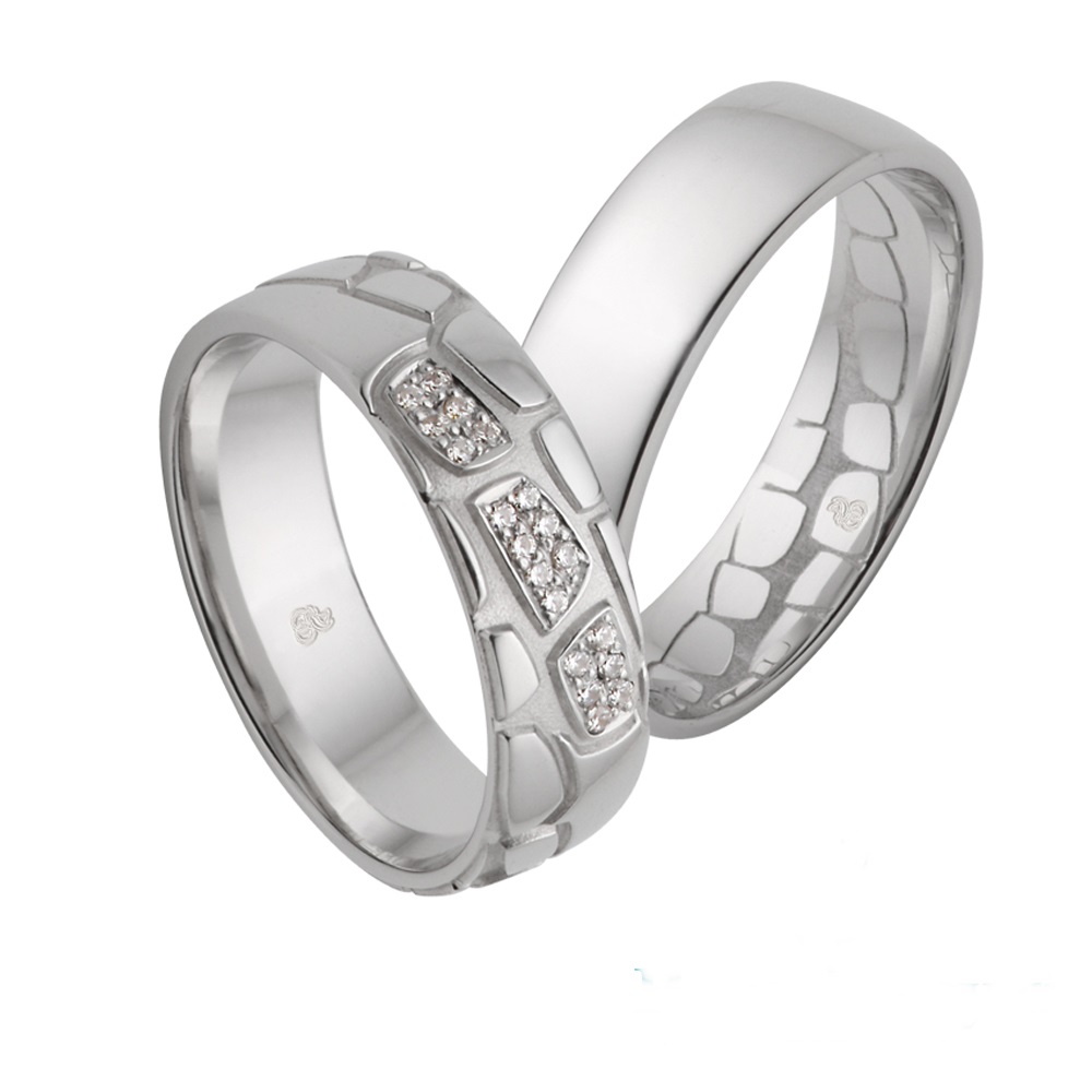 Weißgold Ringe 585 | Edelsteinringe.de